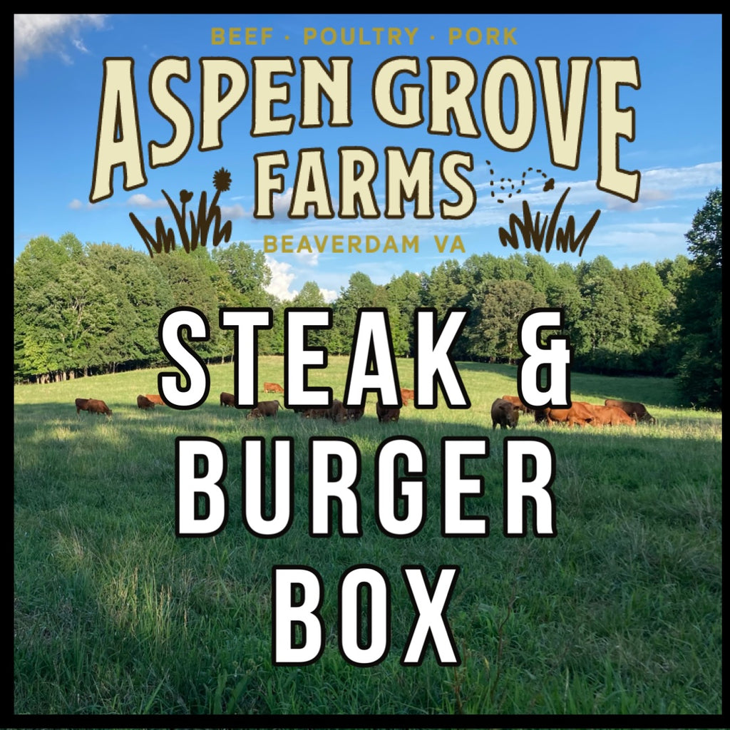 Steaks and Burgers Box | Aspen Grove Farms | Richmond, VA